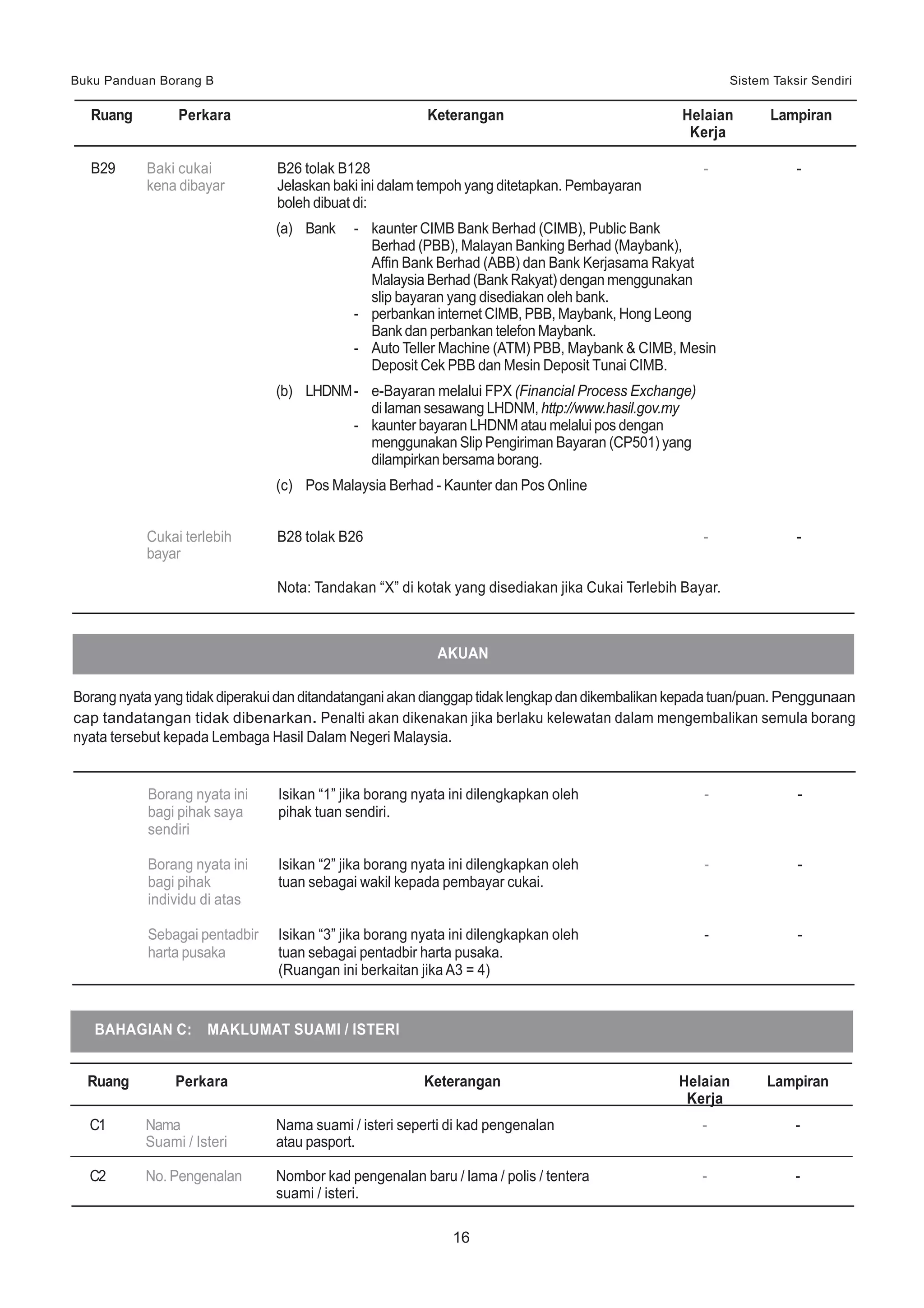 Buku Panduan Borang B Pdf