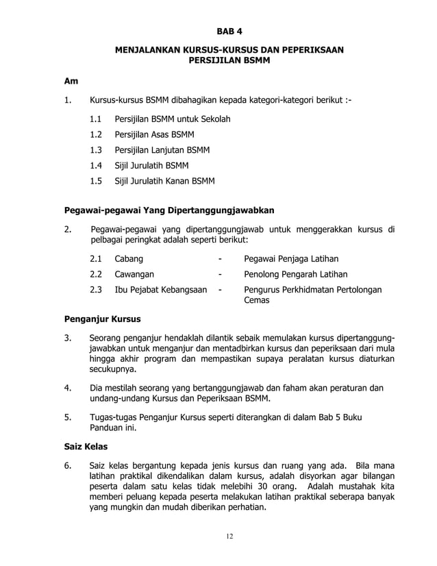 Buku Panduan BSMM | PDF