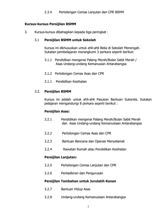 Buku Panduan BSMM | PDF