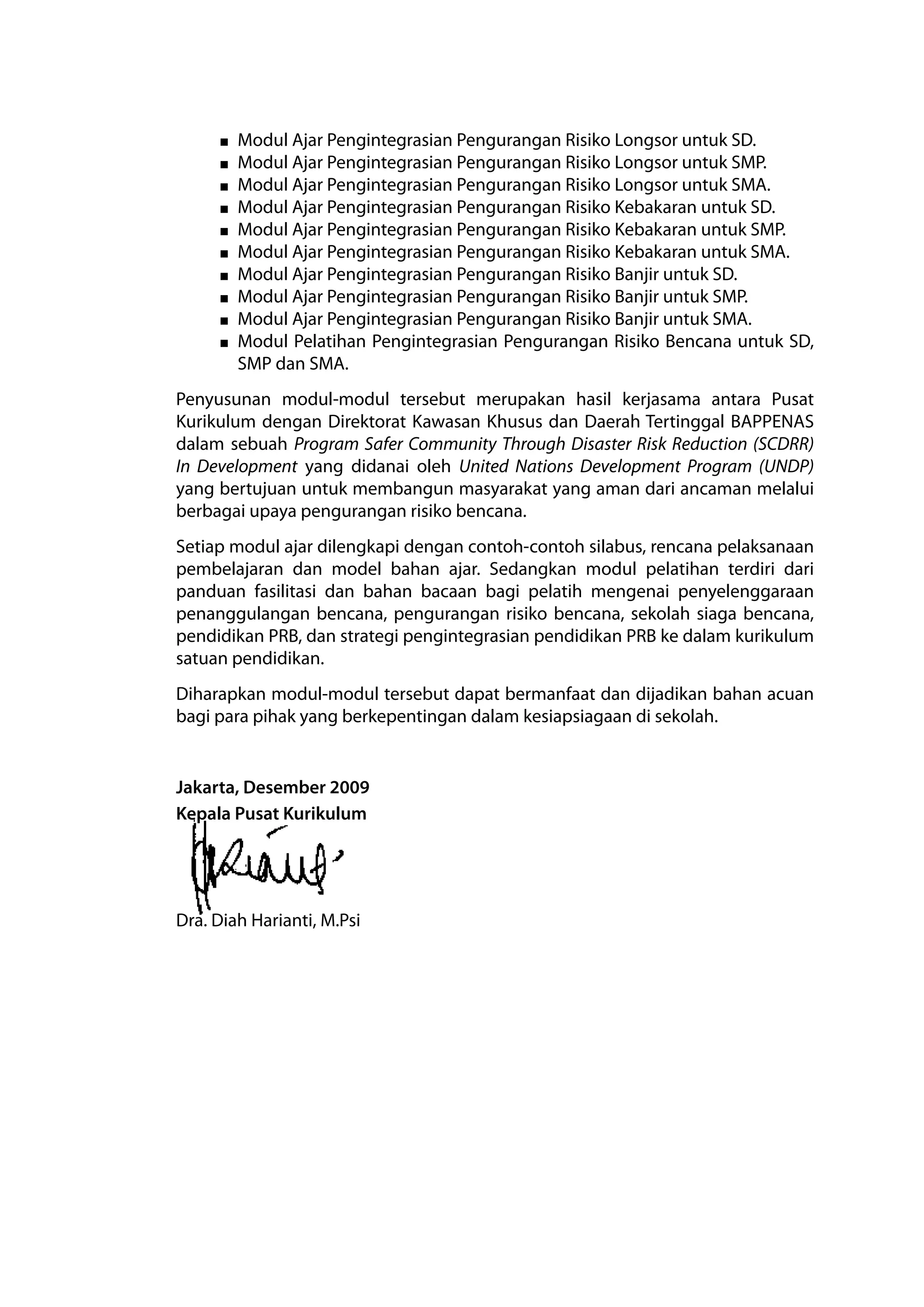 Buku panduan guru pendidikan pengurangan risiko bencana kebakaran ...