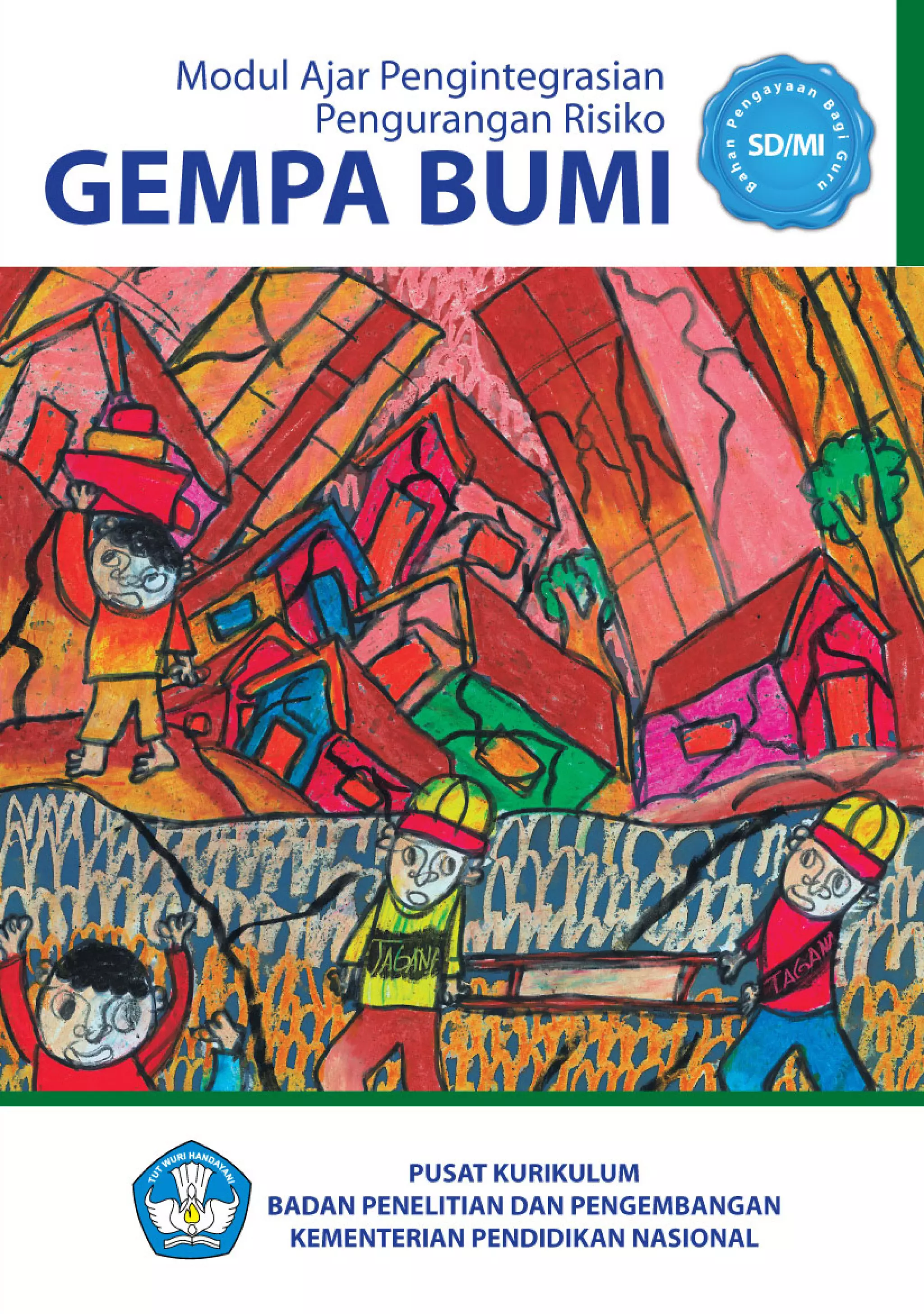Buku panduan guru pendidikan prb gempa bumi sd, puskur, undp | PDF