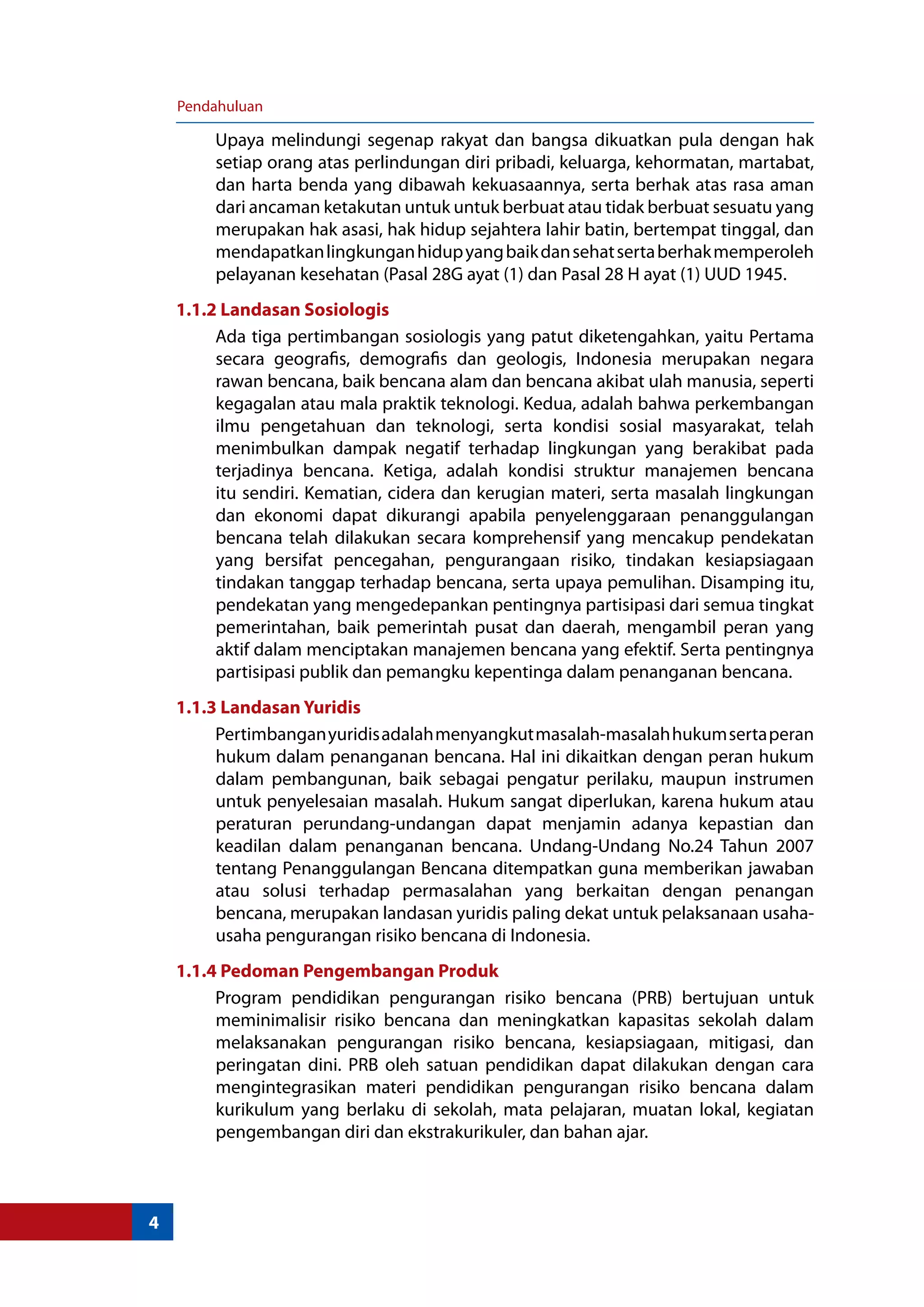 Buku panduan guru pendidikan prb kebakaran gedung dan pemukiman sma, puskur, undp | PDF