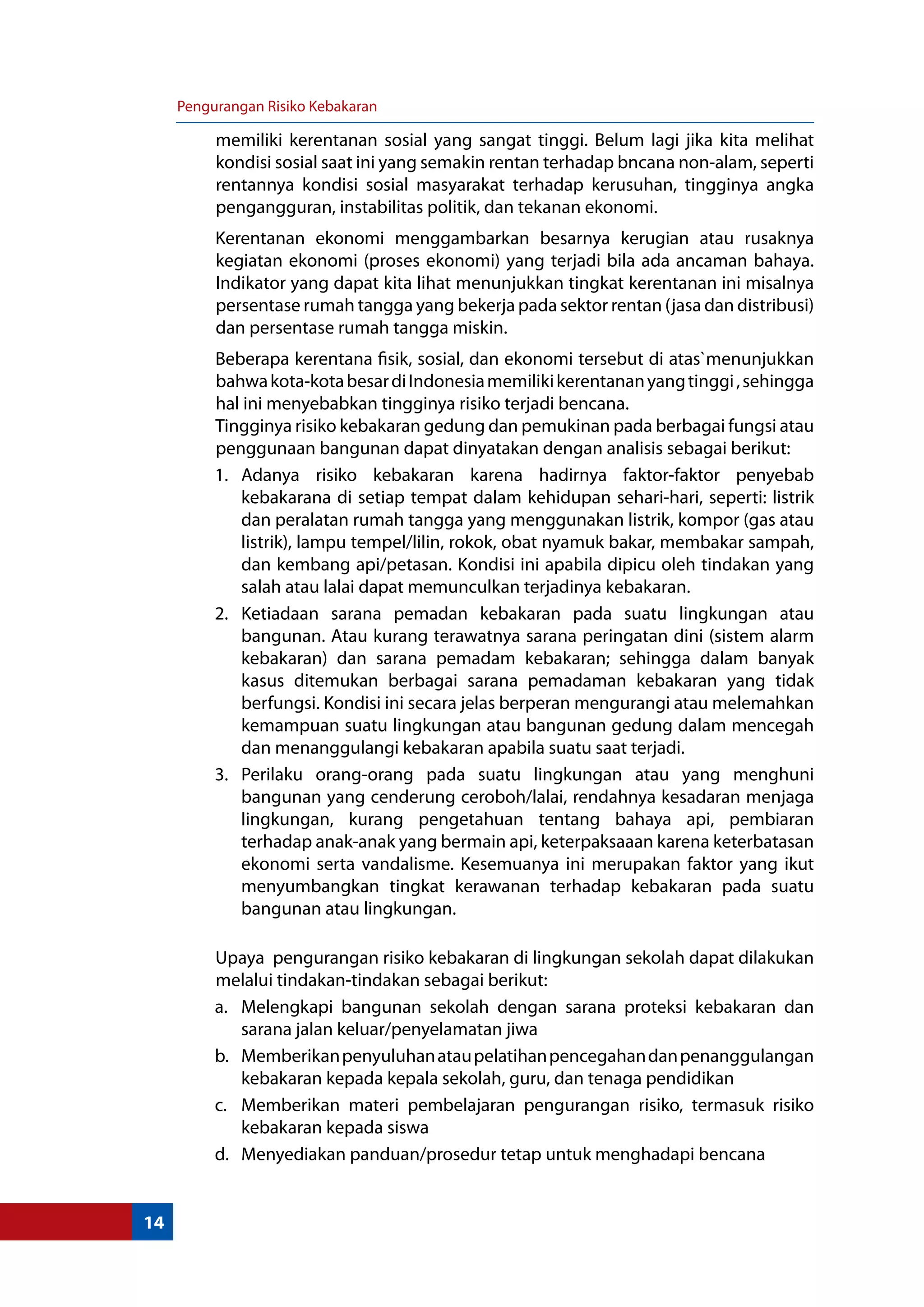 Buku panduan guru pendidikan prb kebakaran gedung dan pemukiman sma ...