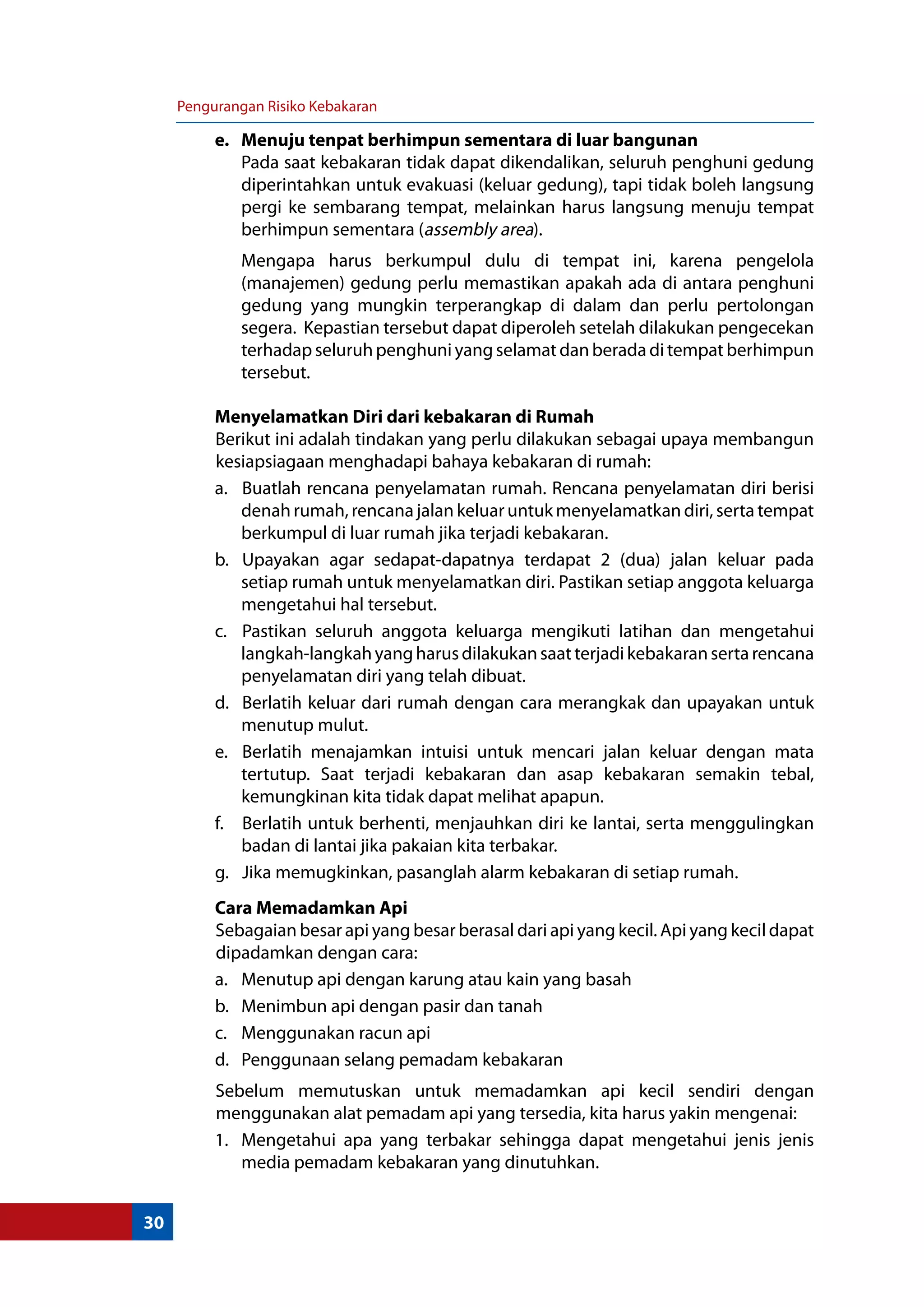 Buku panduan guru pendidikan prb kebakaran gedung dan pemukiman sma ...