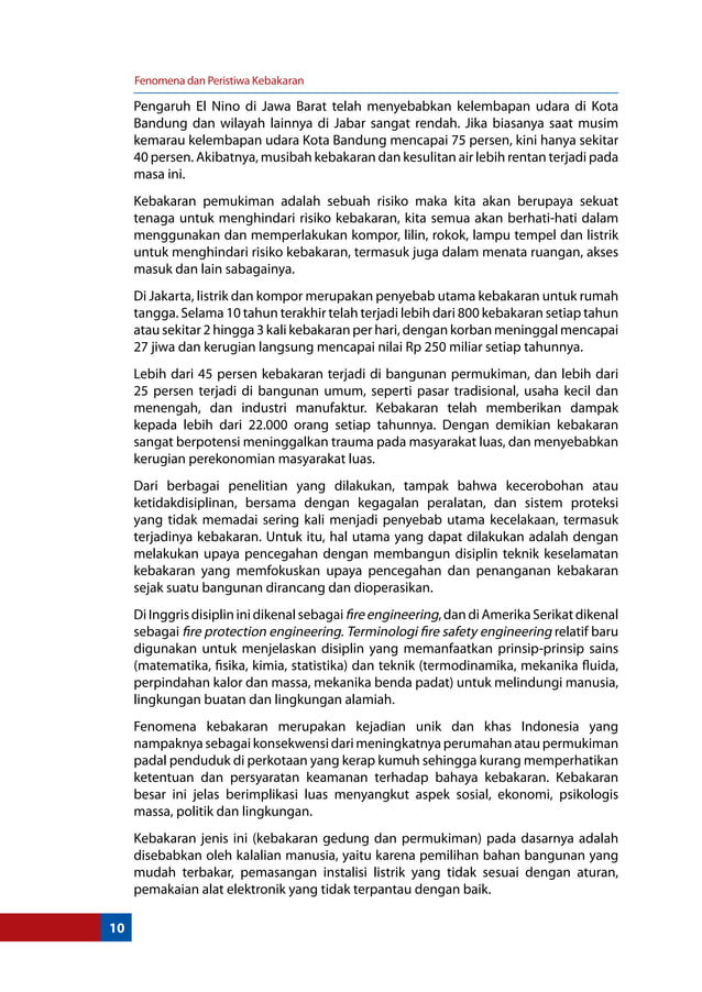 Buku panduan guru pendidikan prb kebakaran gedung dan pemukiman sma ...