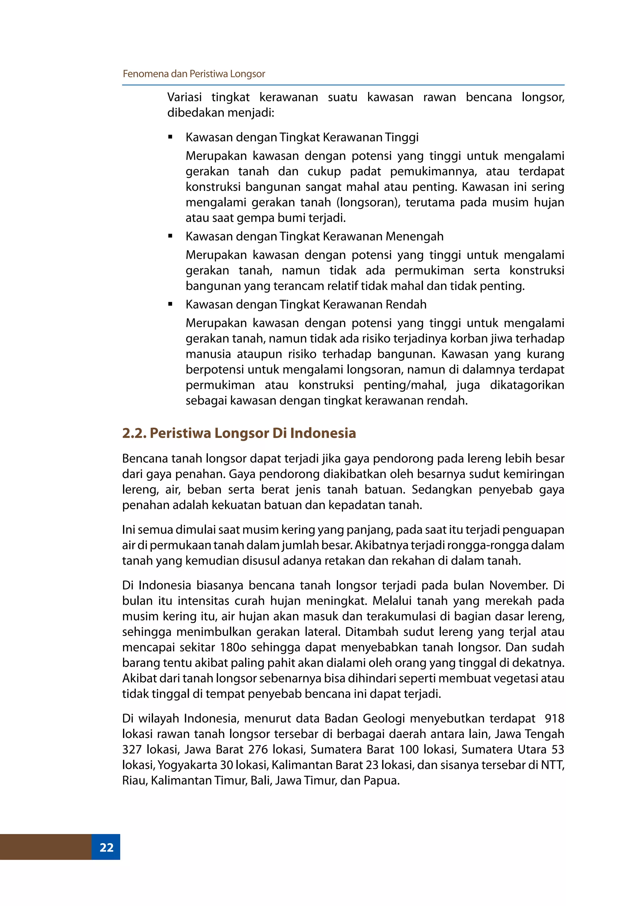 Buku panduan guru pendidikan prb longsor sdmi, puskur, undp | PDF