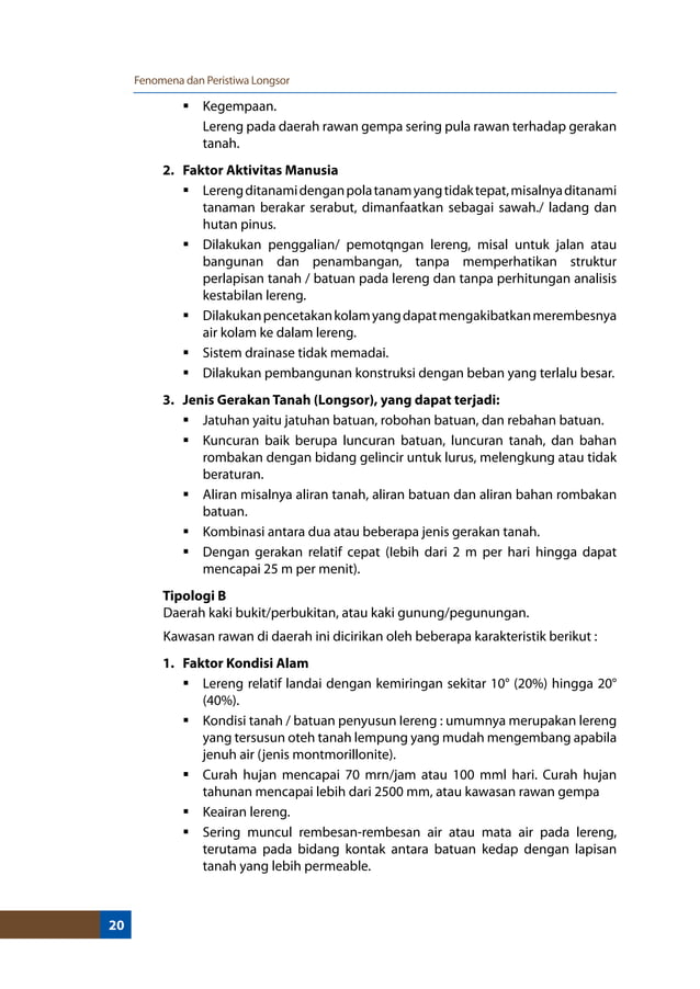 Buku panduan guru pendidikan prb longsor sdmi, puskur, undp | PDF