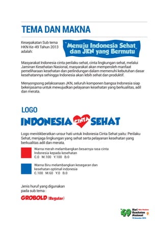 Buku Panduan Hari Kesehatan Nasional (HKN) ke-49 tahun 2013 | PDF