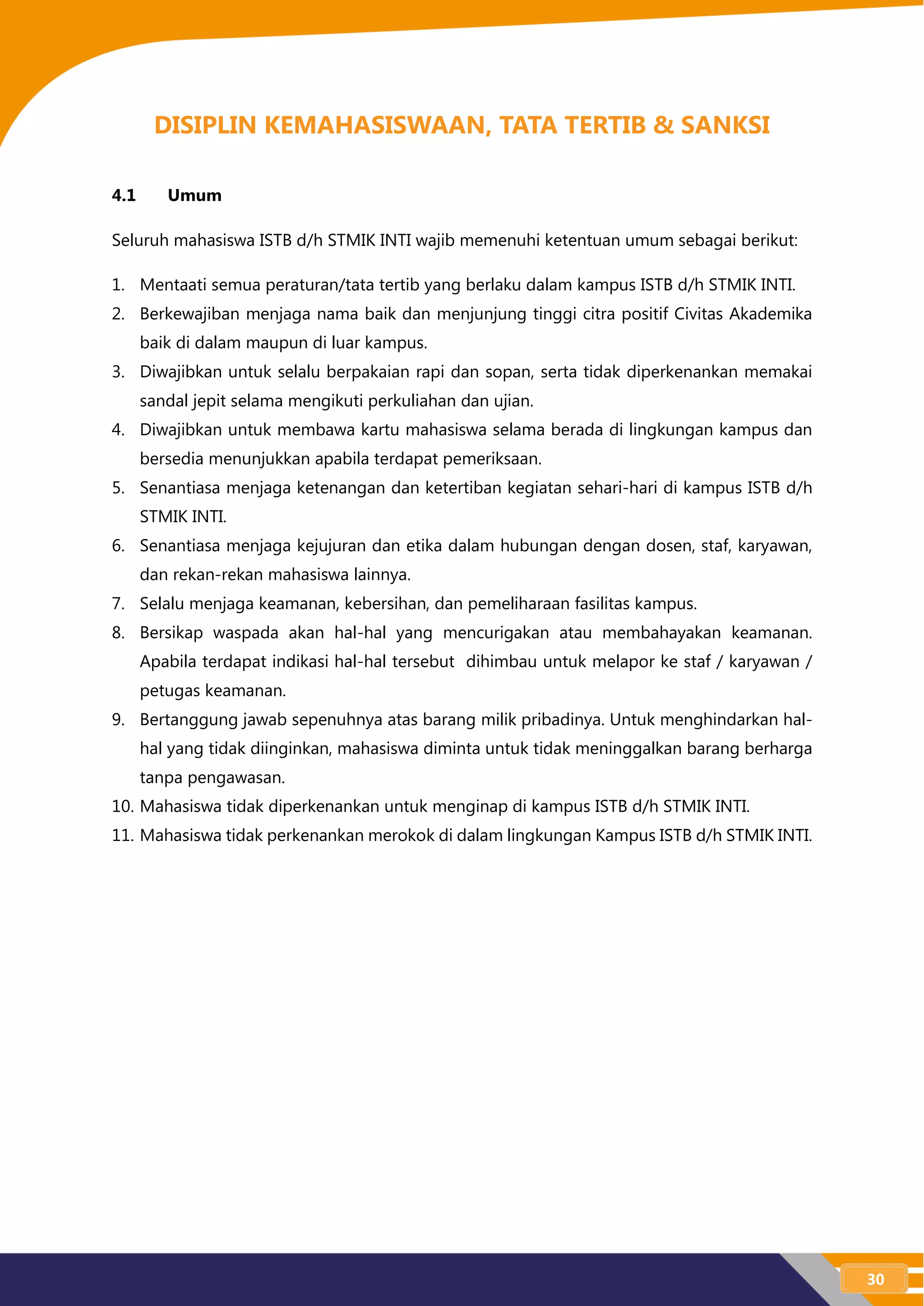 Buku Panduan Mahasiswa | PDF