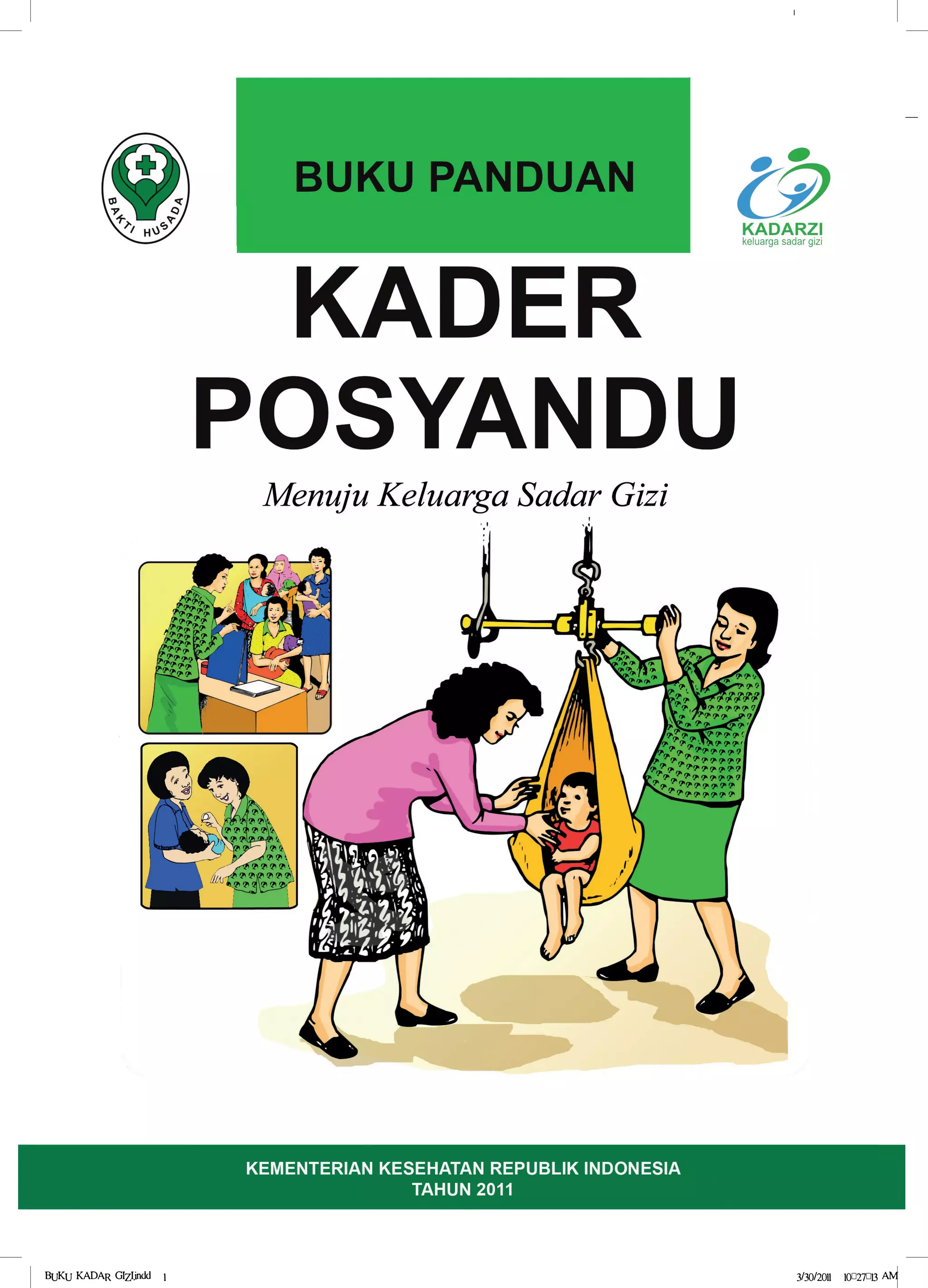 Buku Panduan Kader Posyandu | PDF