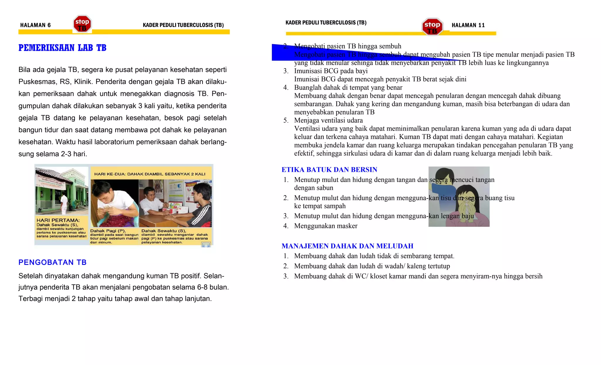 Buku panduan Kader TB Paru | DOC