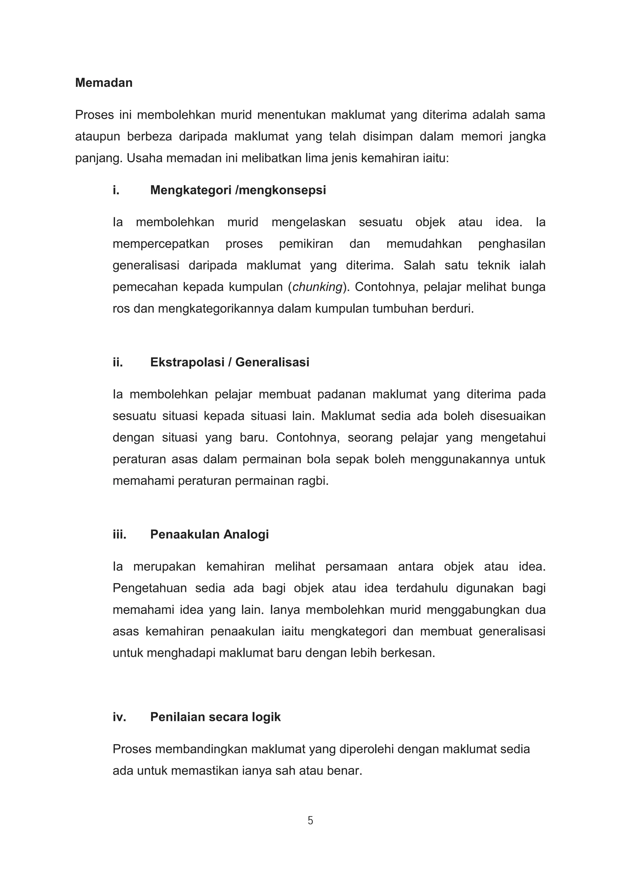 Buku panduan kemahiran menaakul | PDF