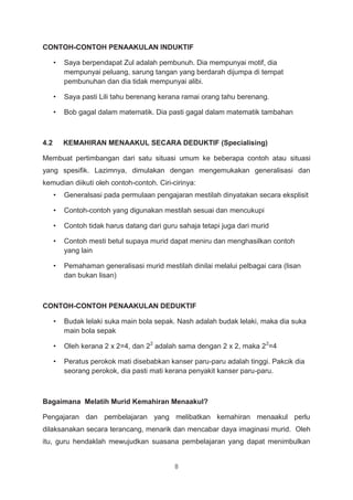 Buku panduan kemahiran menaakul | PDF