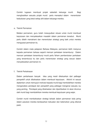 Buku panduan kemahiran menaakul=kssr | PDF