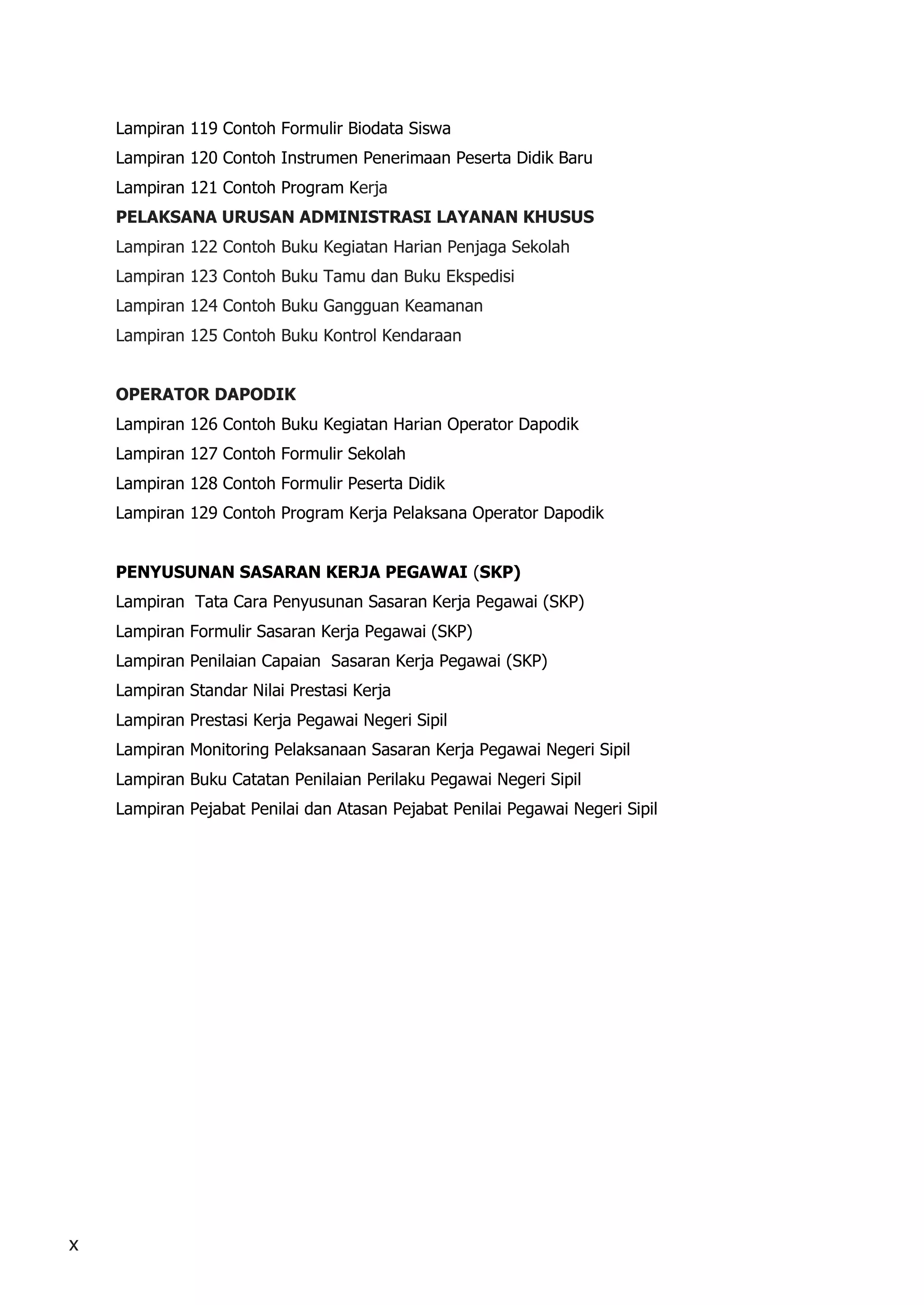 Buku panduan kerja tenaga administrasi sekolah | PDF