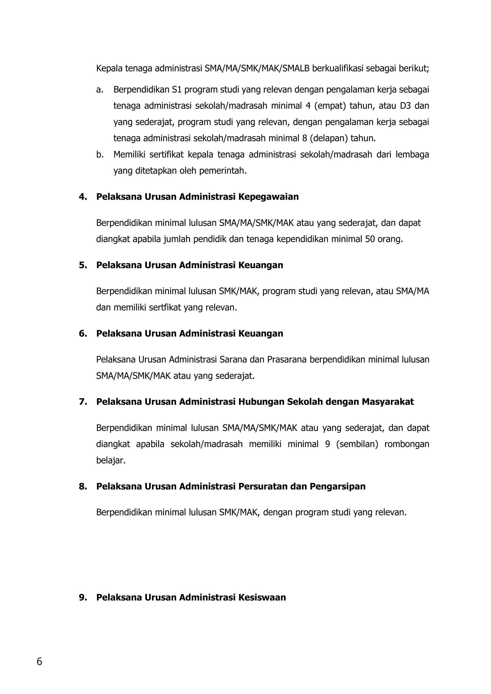 Buku panduan kerja tenaga administrasi sekolah | PDF