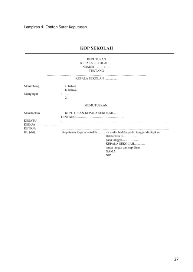 Buku panduan kerja tenaga administrasi sekolah | PDF