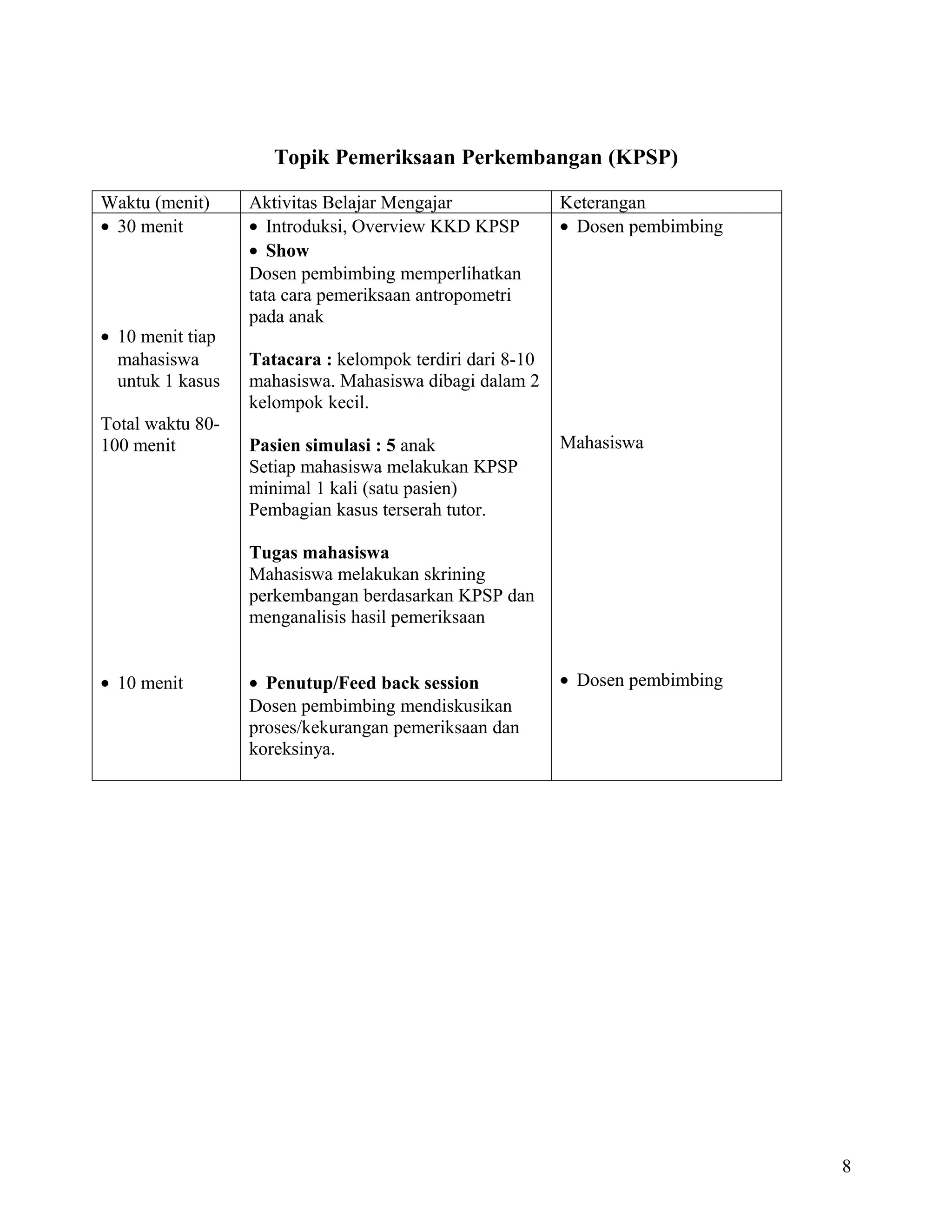 Buku panduan kkd tumbuh kembang 2012 (mhsw) revisi | PDF