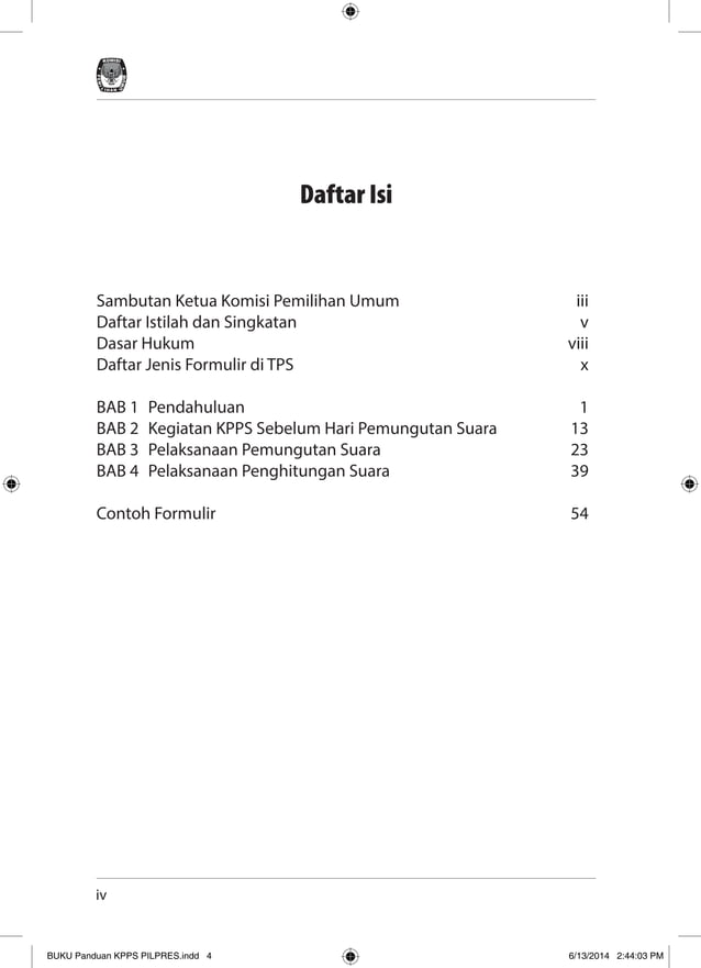 Buku panduan kpps pilpres | PDF