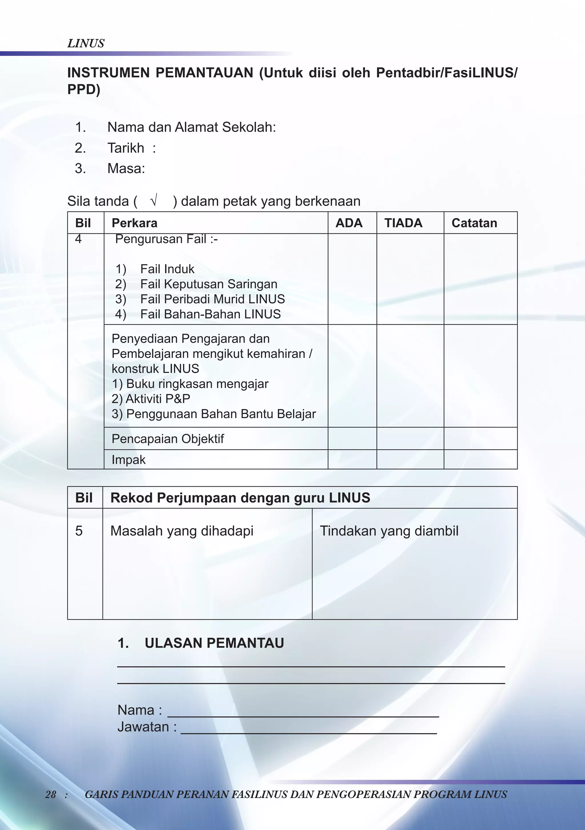 Buku panduan linus kpm | PDF