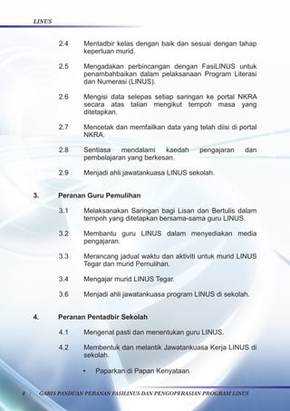 Buku panduan linus kpm | PDF