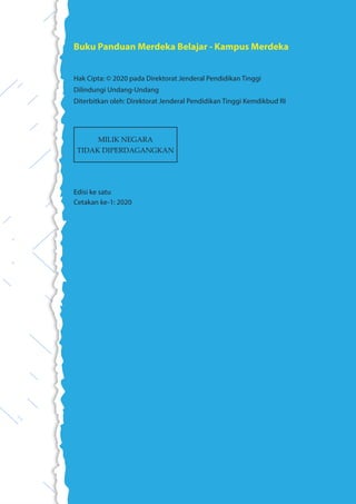 Buku panduan merdeka belajar - kampus merdeka | PDF