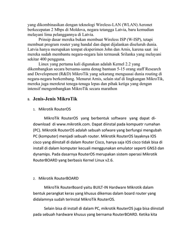 Buku panduan mikrotik | PDF