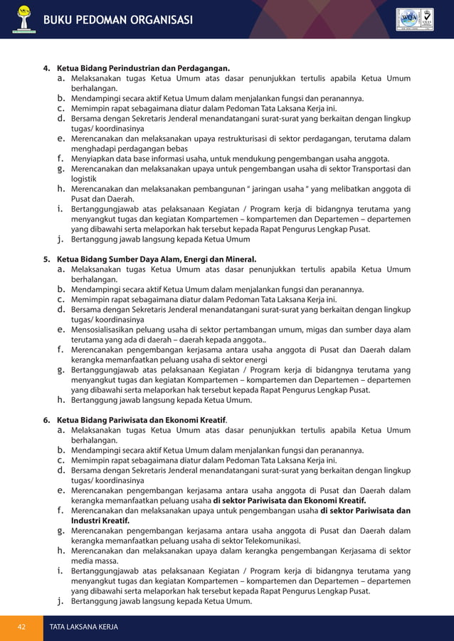 Buku panduan organisasi hipmi ok | PDF