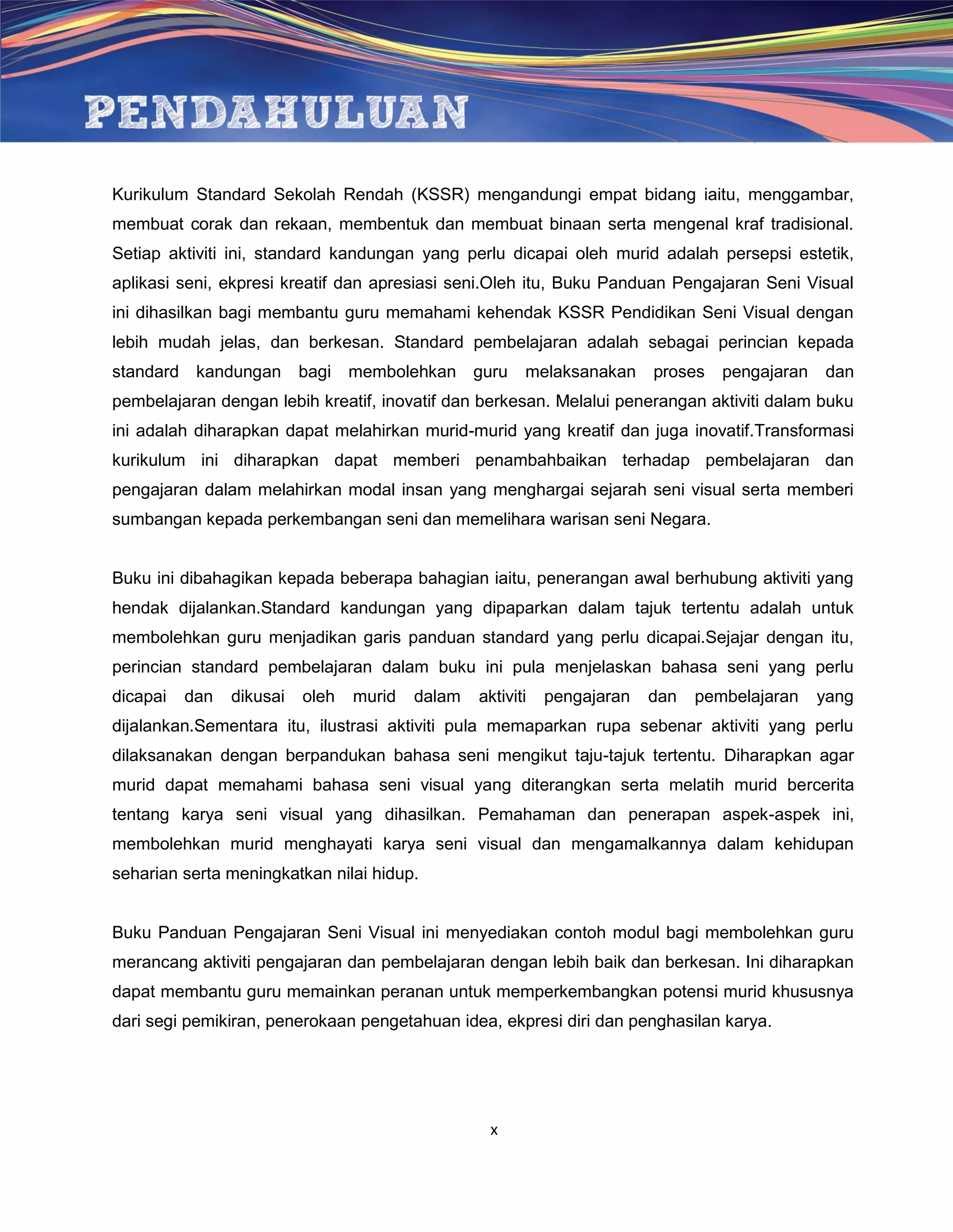 Buku panduan pengajaran psv tahun 5 | PDF