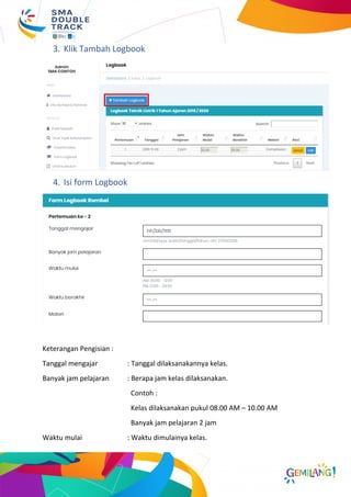 Buku panduan pengisian logbook | PDF