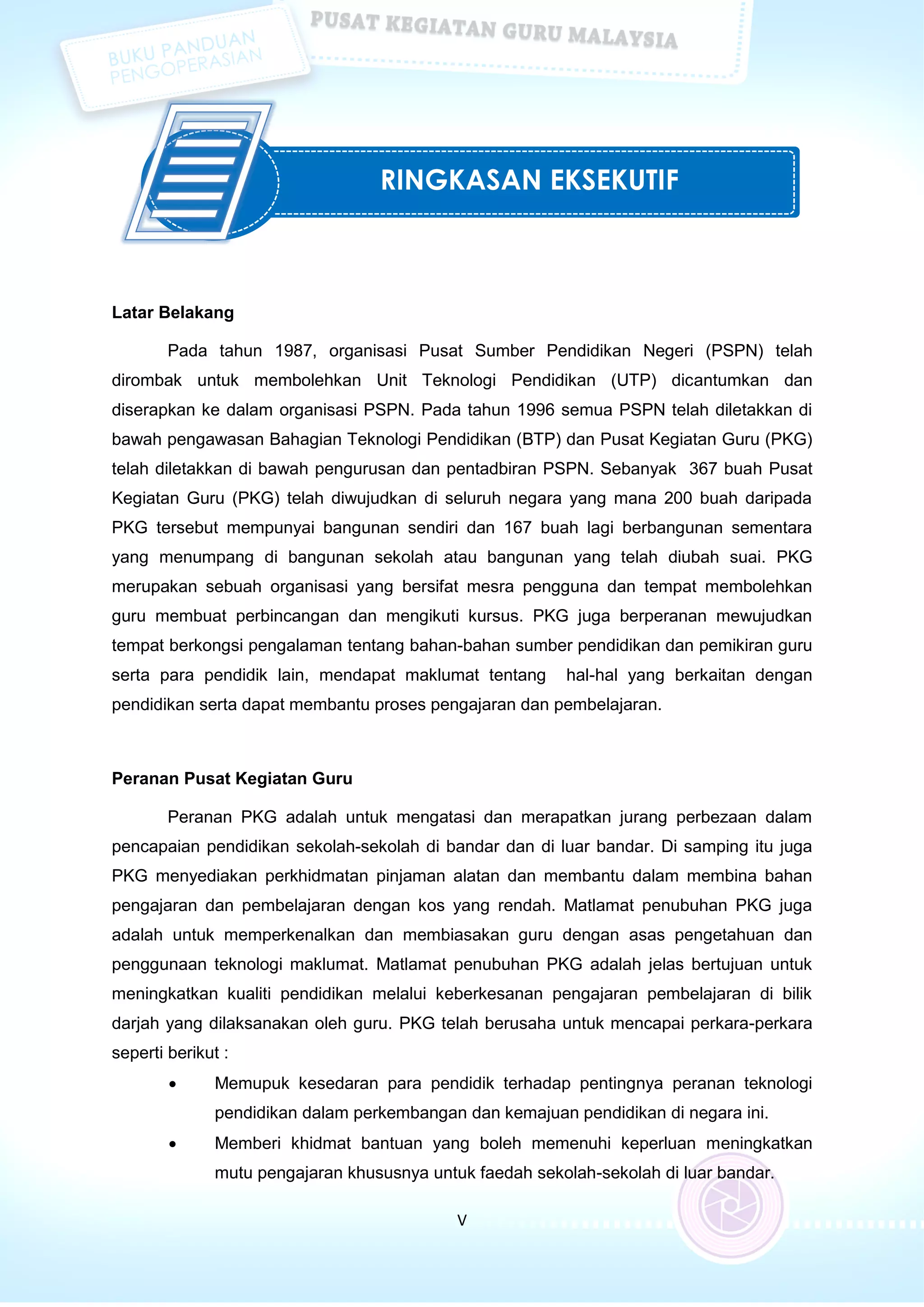 Buku panduan pengoperasian pkg 070916 final4pdf | PDF