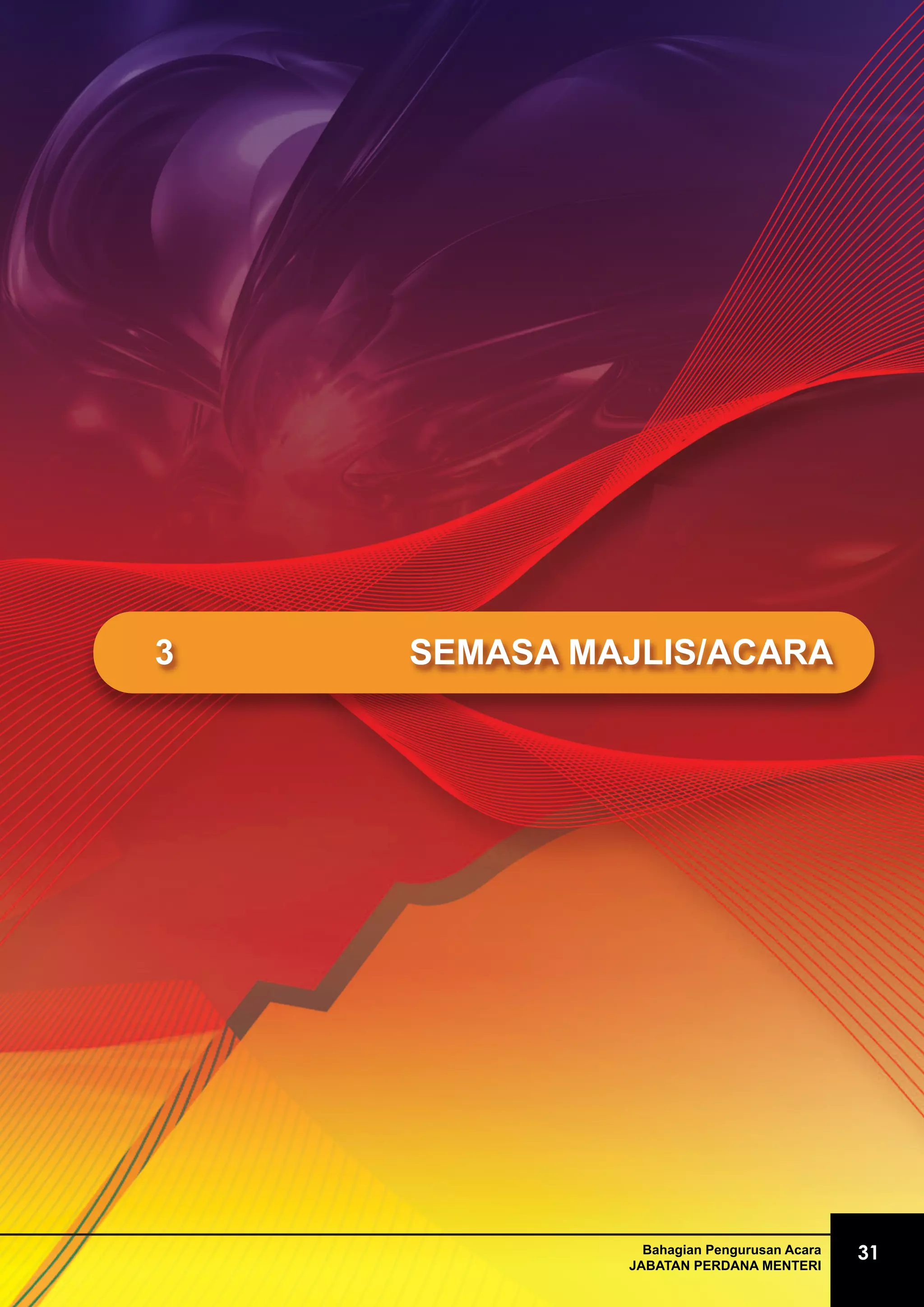Buku panduan pengurusan majlis dan acara | PDF