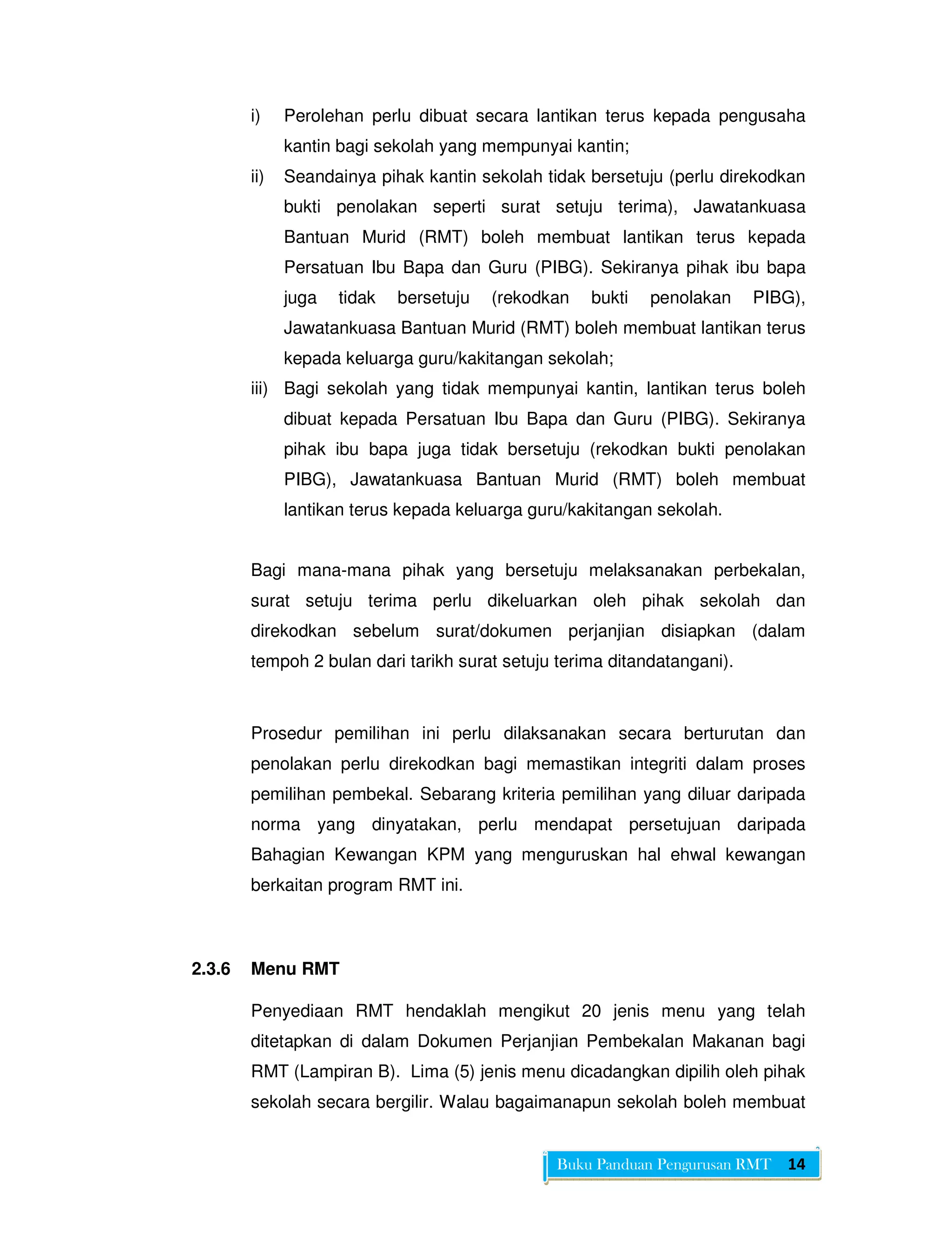 Buku panduan pengurusan rmt | PDF