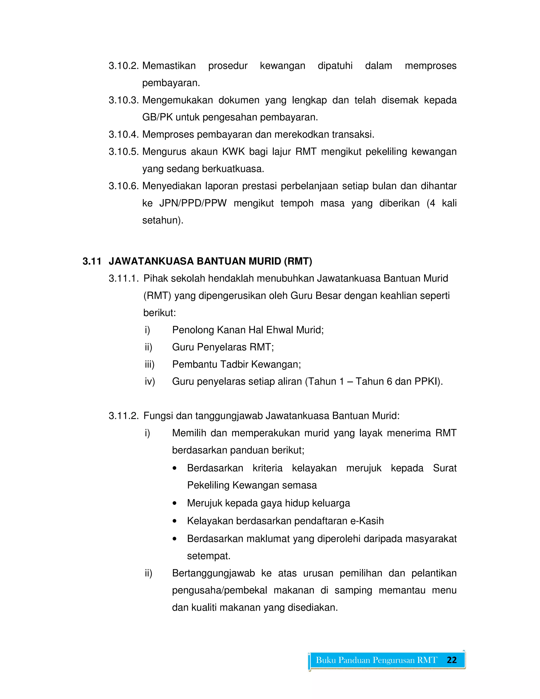 Buku panduan pengurusan rmt | PDF