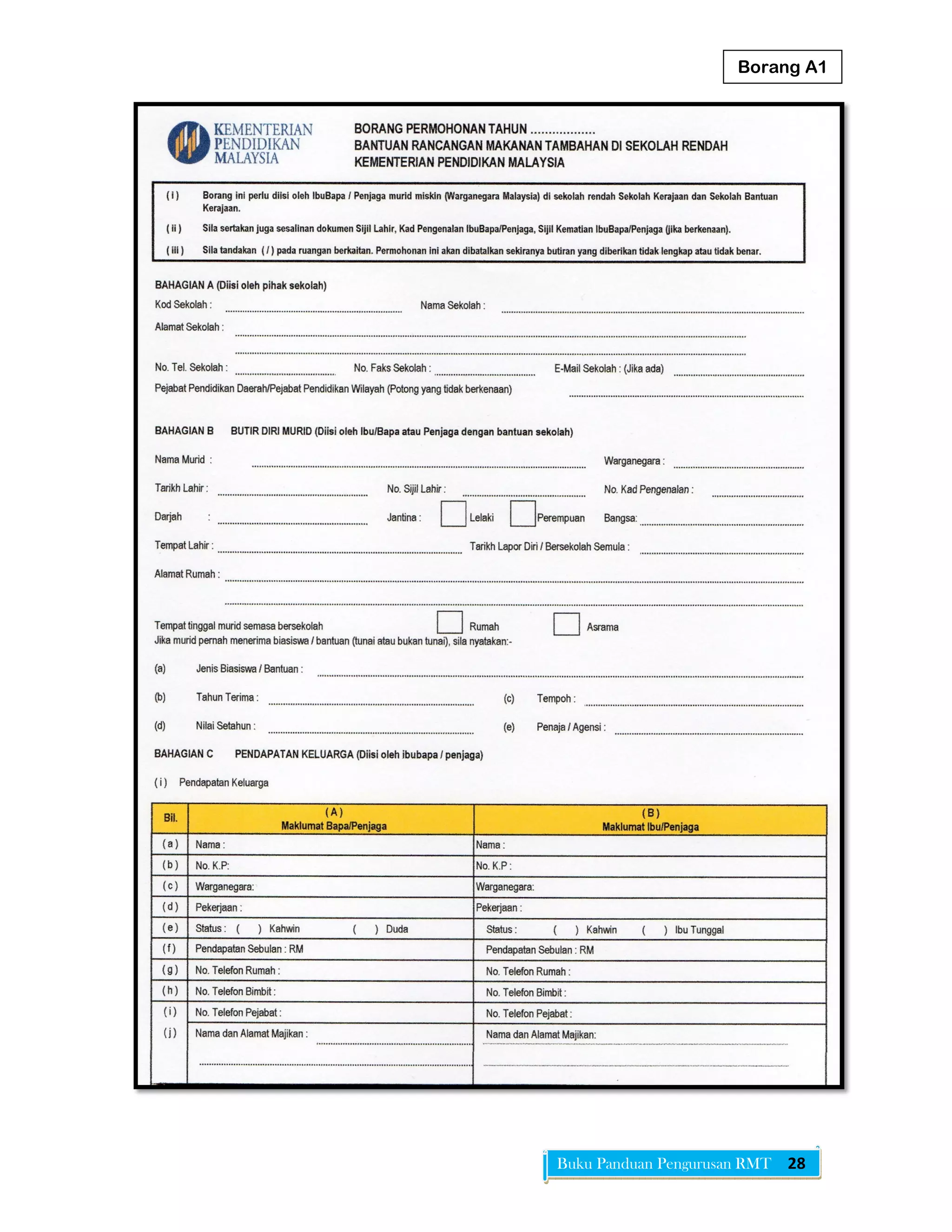 Buku panduan pengurusan rmt | PDF