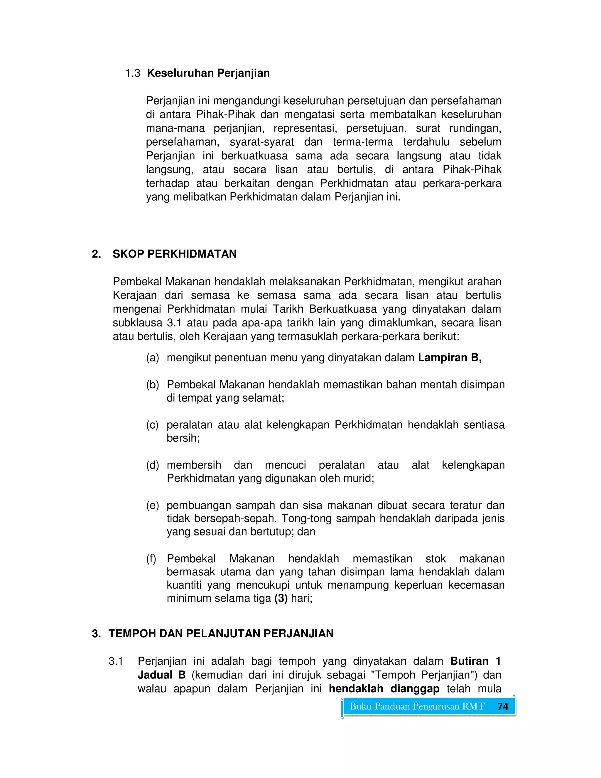 Buku panduan pengurusan rmt | PDF