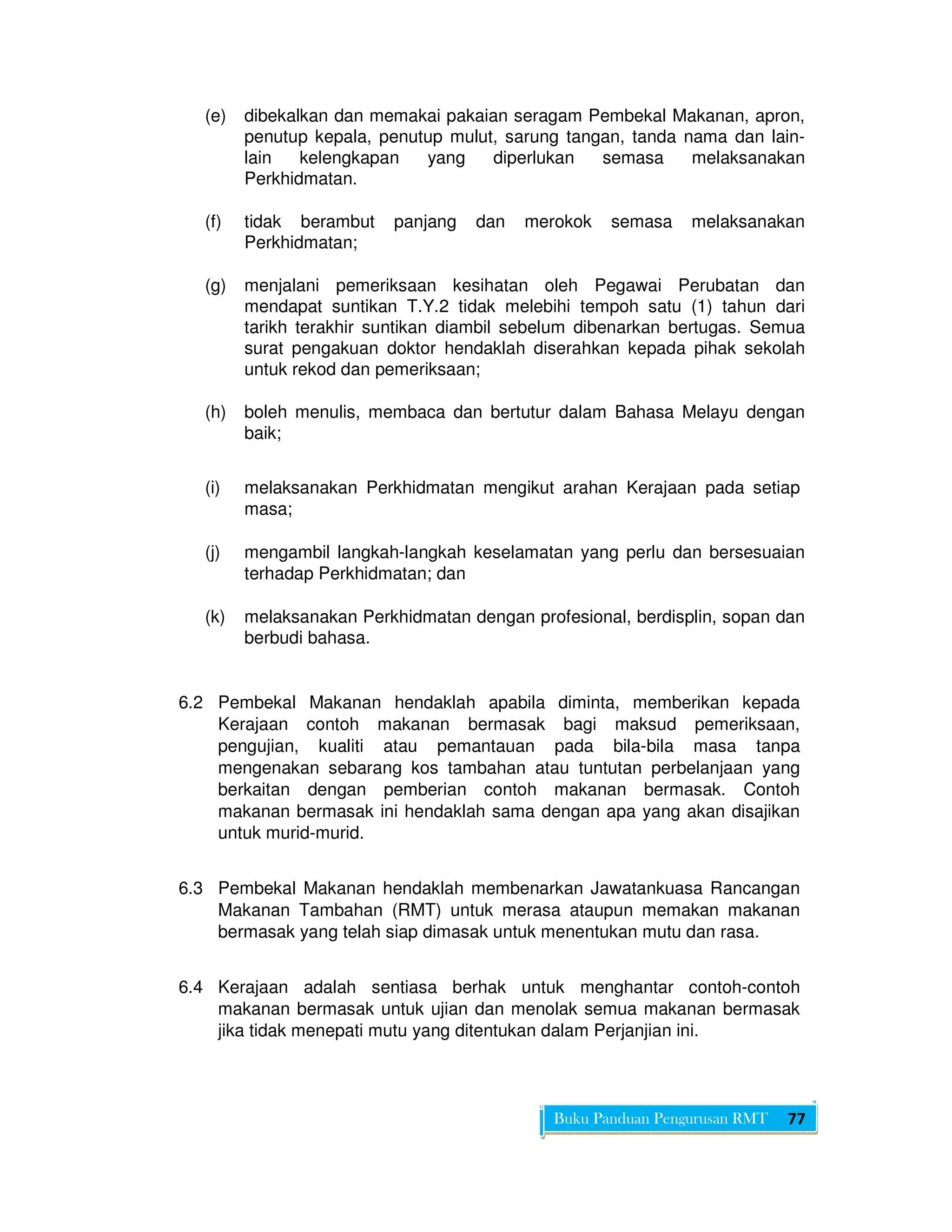 Buku panduan pengurusan rmt | PDF