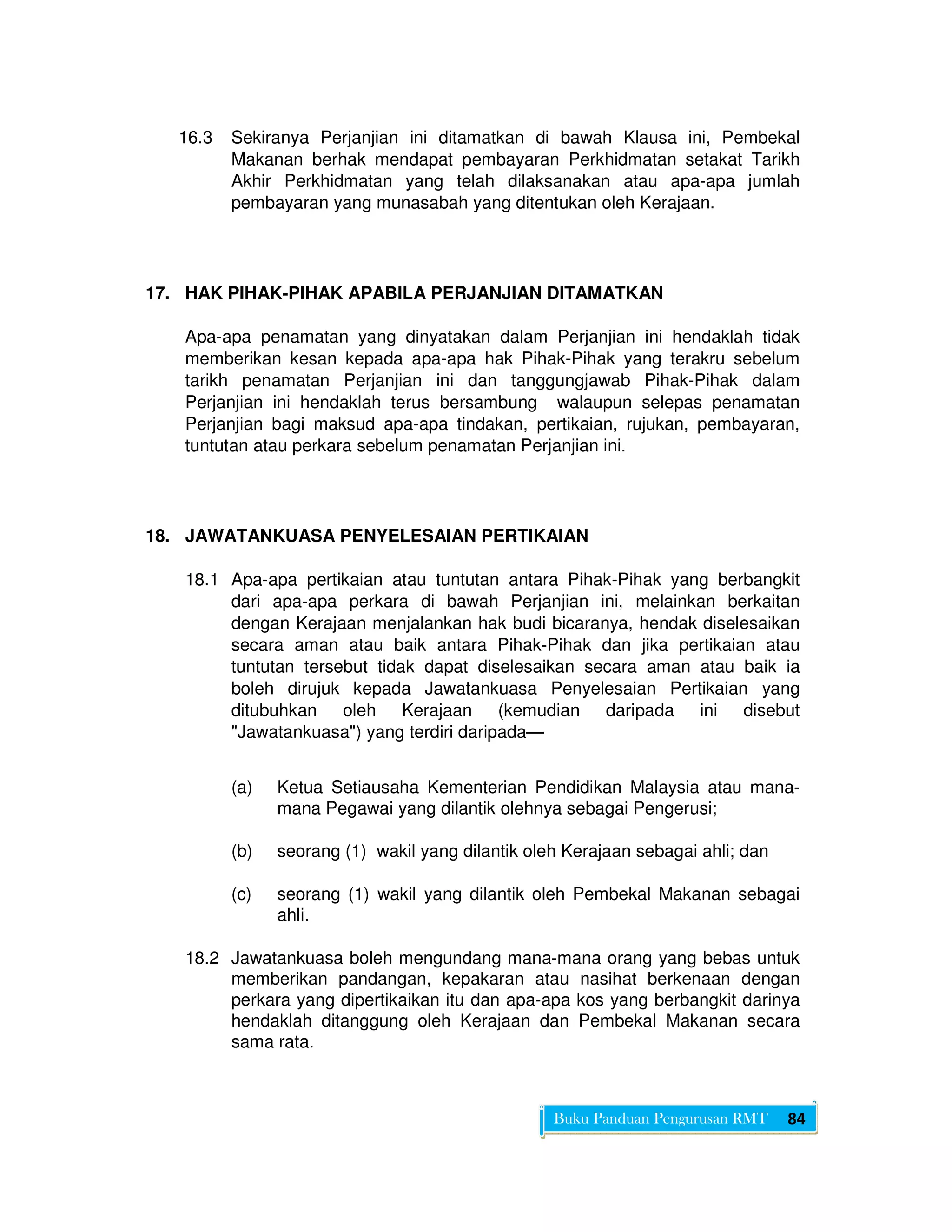 Buku panduan pengurusan rmt | PDF