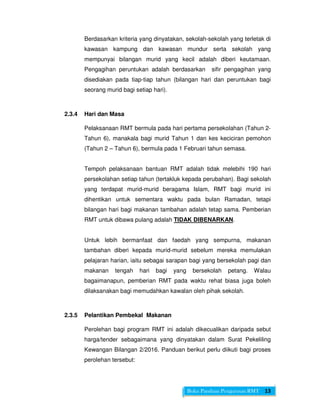 Buku panduan pengurusan rmt | PDF