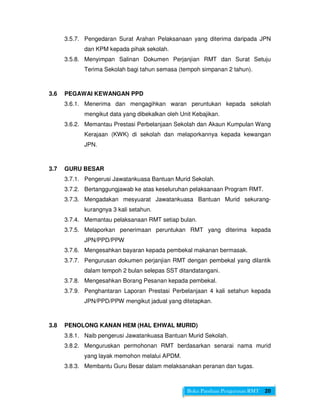 Buku panduan pengurusan rmt | PDF