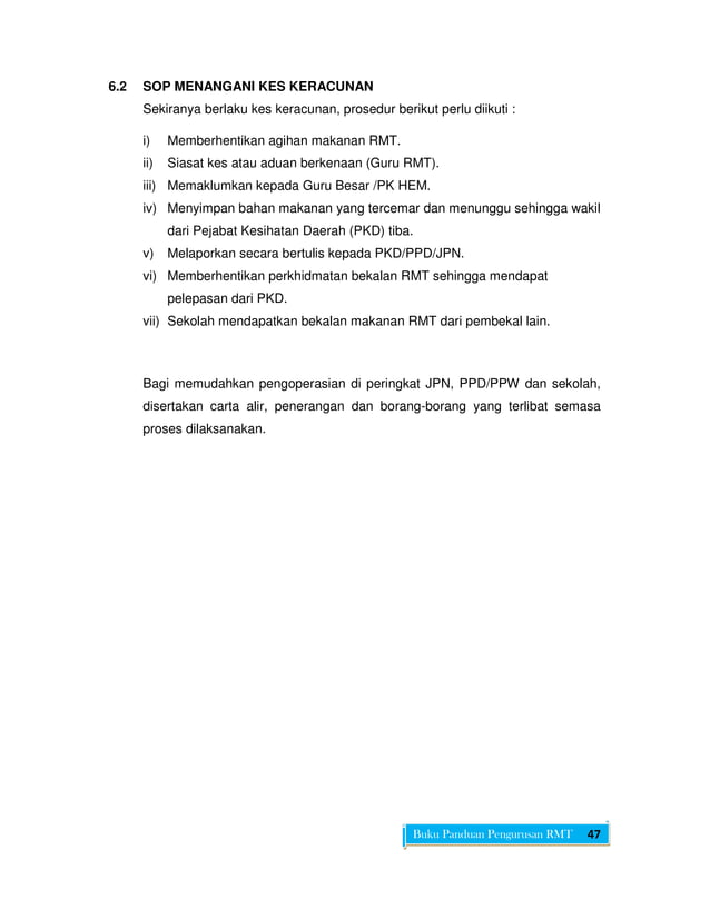 Buku panduan pengurusan rmt | PDF