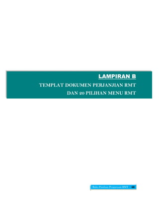 Buku panduan pengurusan rmt | PDF