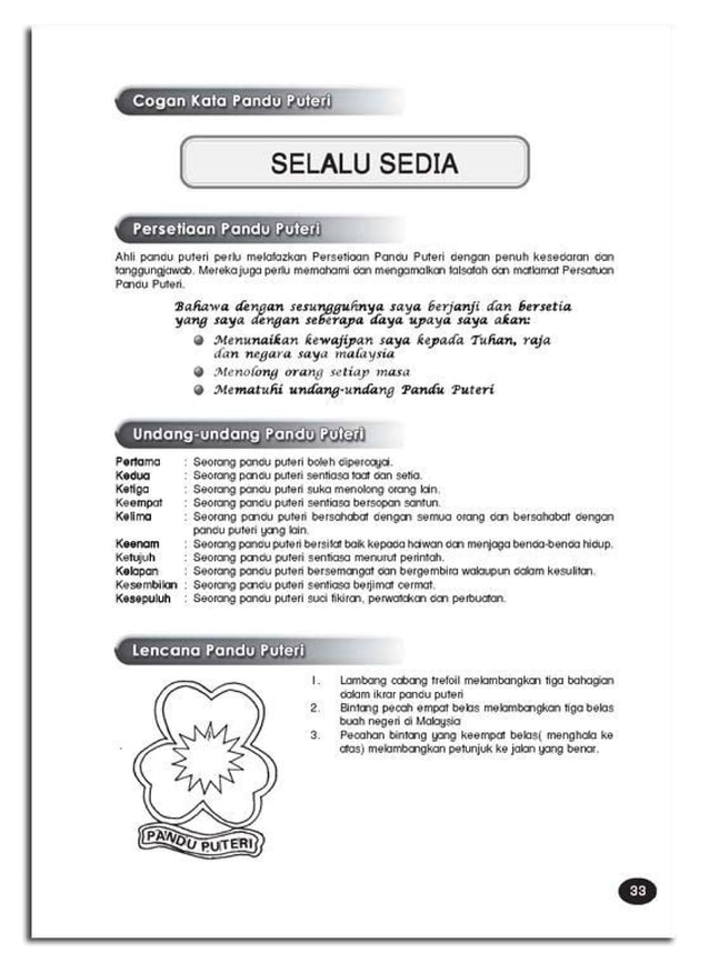 Buku Panduan Persatuan Pandu Puteri Pdf