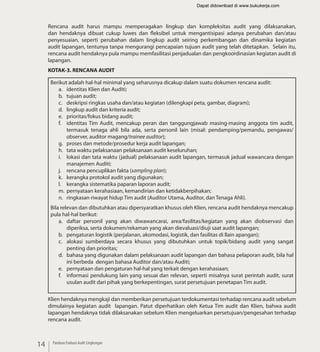 Buku panduan praktis pelaksanaan audit lingkungan | PDF
