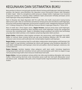 Buku panduan praktis pelaksanaan audit lingkungan | PDF