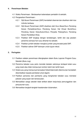 Buku panduan program susu sekolah (pss) 2.0 22 sept 2020 | PDF