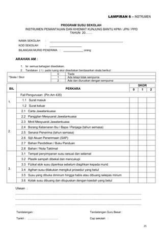 Buku panduan program susu sekolah (pss) 2.0 22 sept 2020 | PDF