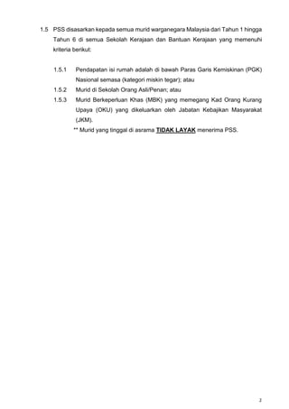 Buku panduan program susu sekolah (pss) 2.0 22 sept 2020 | PDF