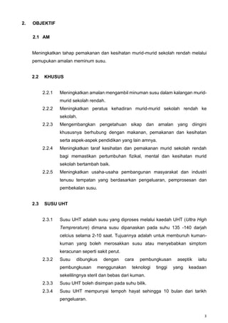 Buku panduan program susu sekolah (pss) 2.0 22 sept 2020 | PDF