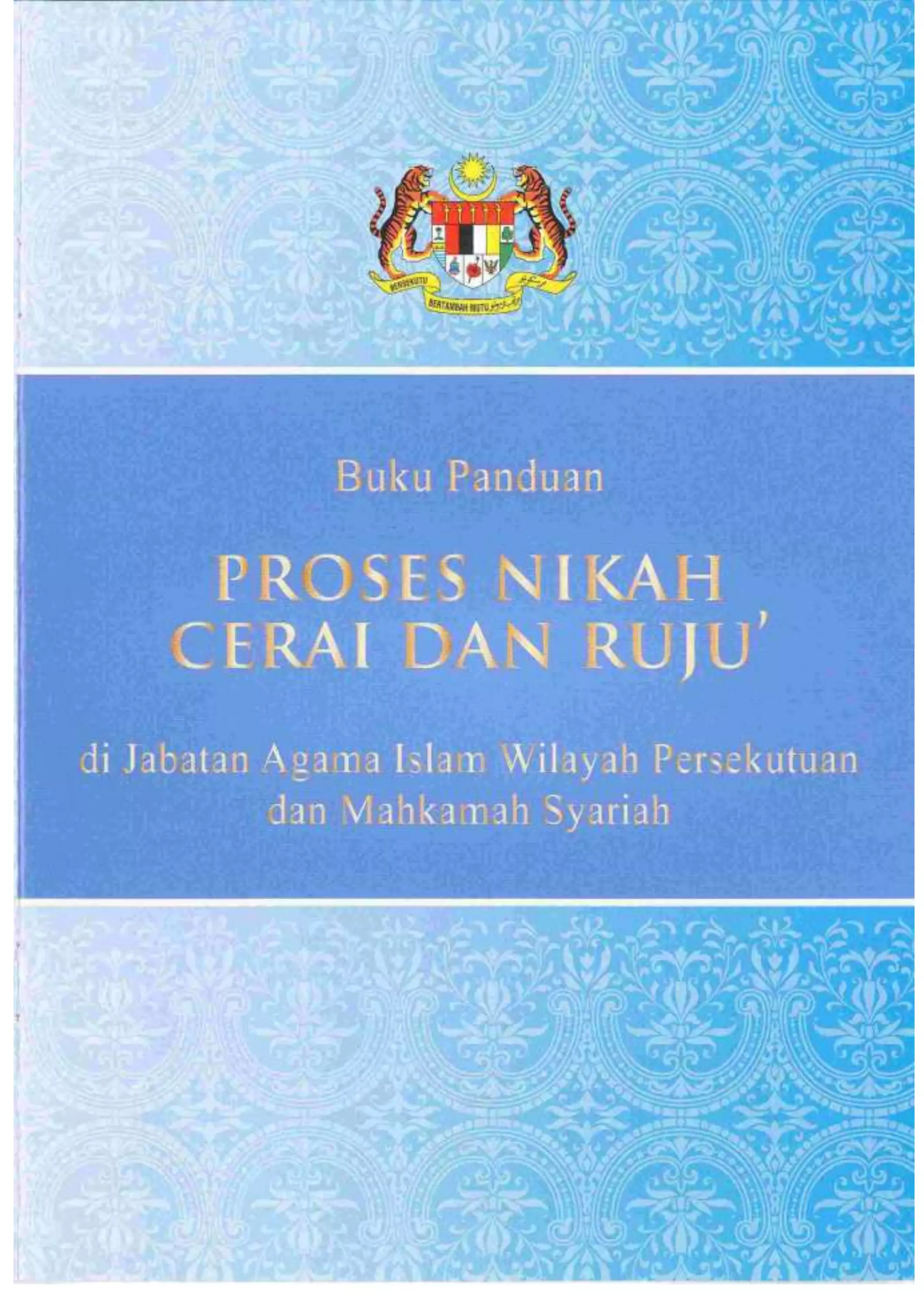 Buku Panduan Proses Nikah, Cerai dan Ruju' di JAWI | PPTX